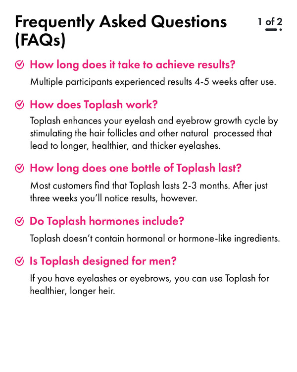 Toplash eyelash and eyebrow booster XL — 6ml – Toplash Cosmetics